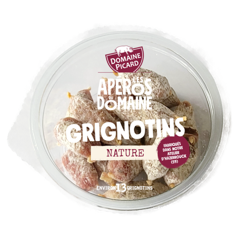 Mini saucissons secs apéro → Grignotins du Domaine Picard